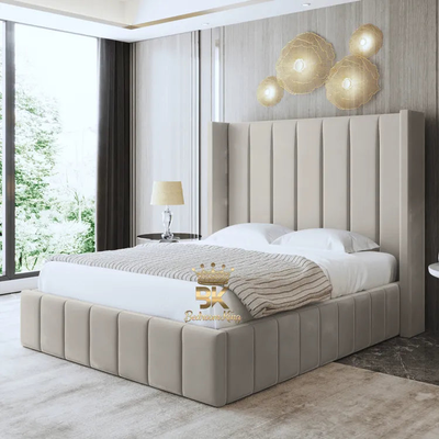 Wingback Beds With Storage | Handmade Winged Bed Frames | Bedroomking