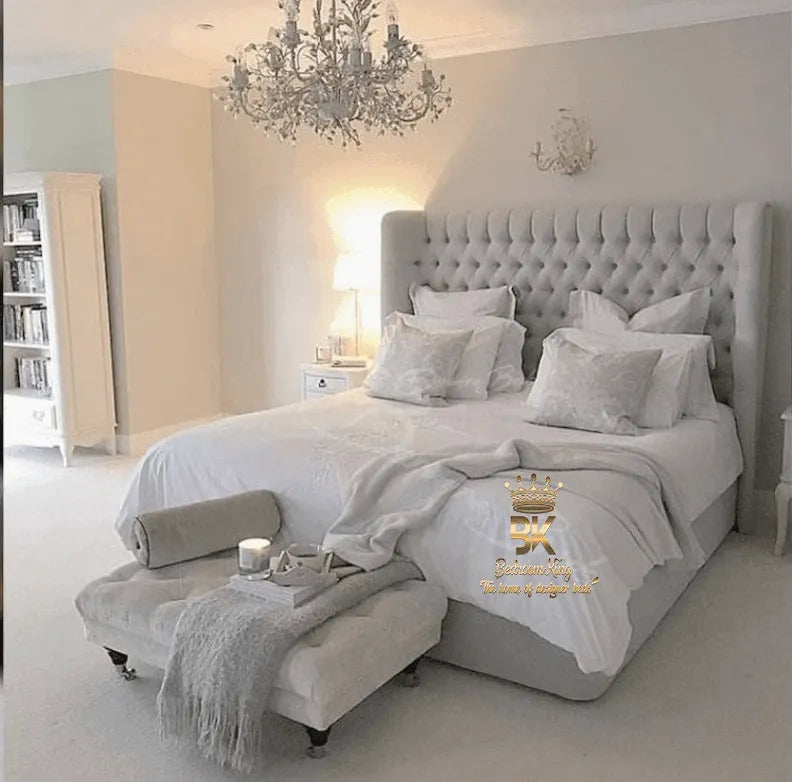 Wingback Beds With Storage | Handmade Winged Bed Frames | Bedroomking